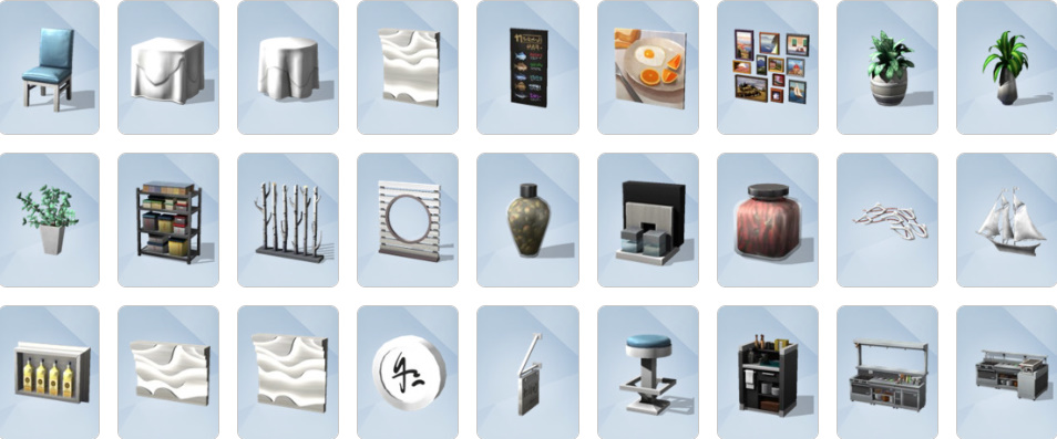 Dine Out – Pack Guide – The Sims 4 – Charlotte Osborne's Creative Corner